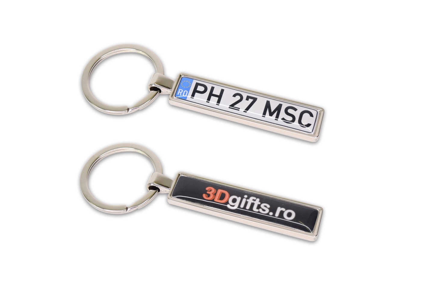 Breloc Personalizat Cu Nume - Model Transparent | 3Dgifts.ro