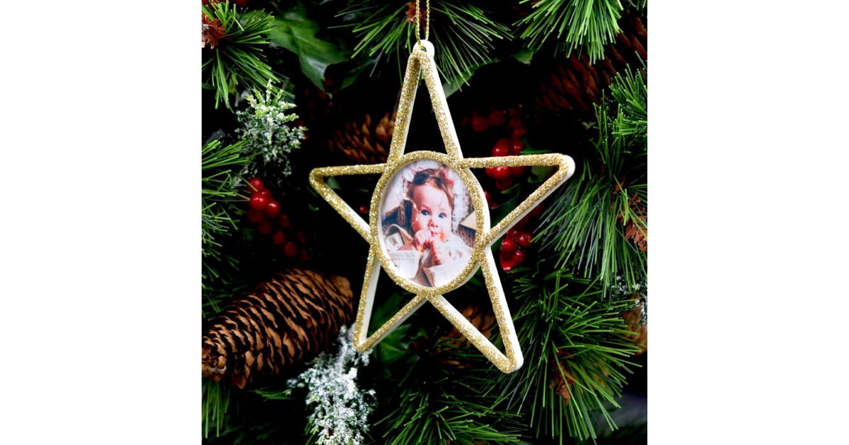 Glob Personalizat 3D - Model “Stea”, Aurie | 3Dgifts.ro